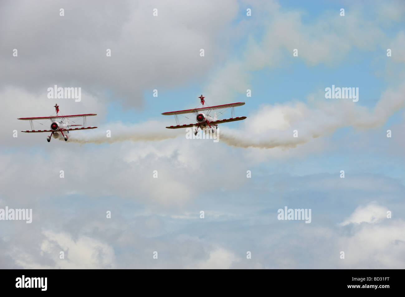 Fairford Airshow Sunday 2009 Team Guinot Boeing Stearman A75N ...