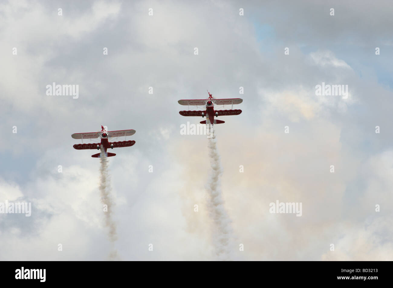 Fairford Airshow Sunday 2009 Team Guinot Boeing Stearman A75N ...