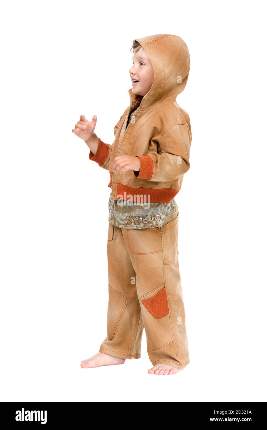 Boy standing isolated hi-res stock photography and images - Alamy