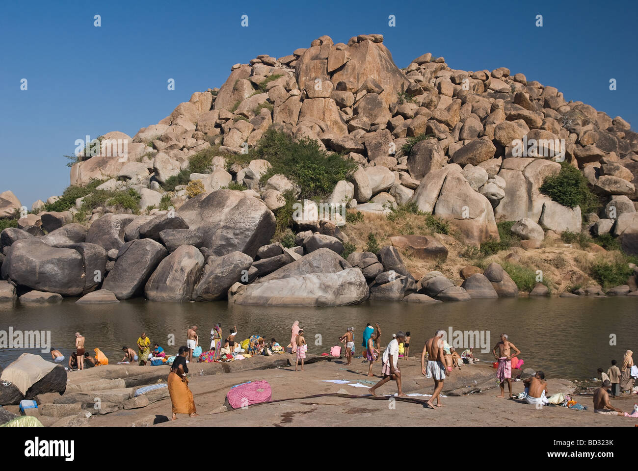 Hanuman temple hampi karnataka hindu hi-res stock photography and ...