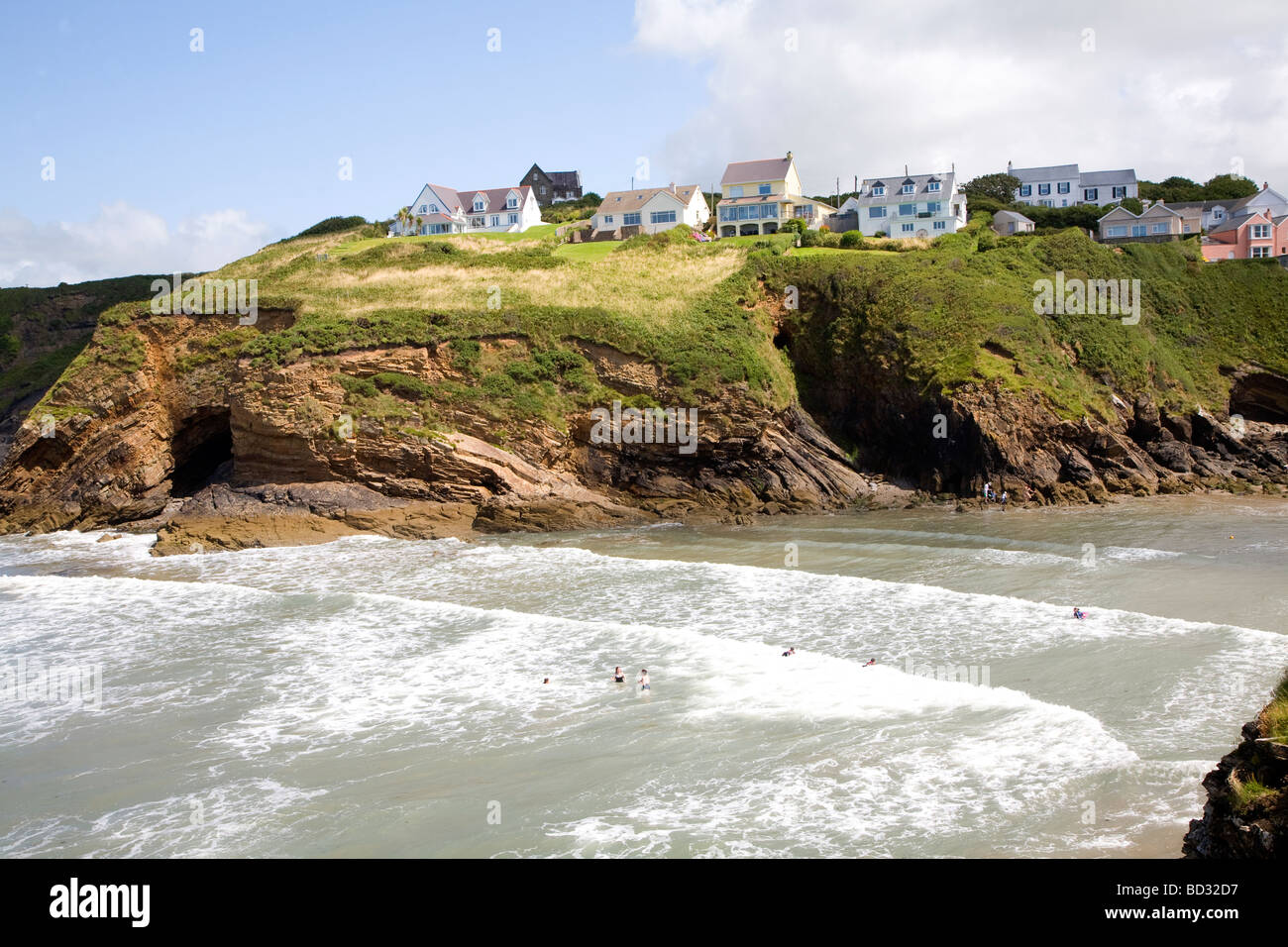 Coast Little Haven Pembrokeshire Wales Stock Photo - Alamy