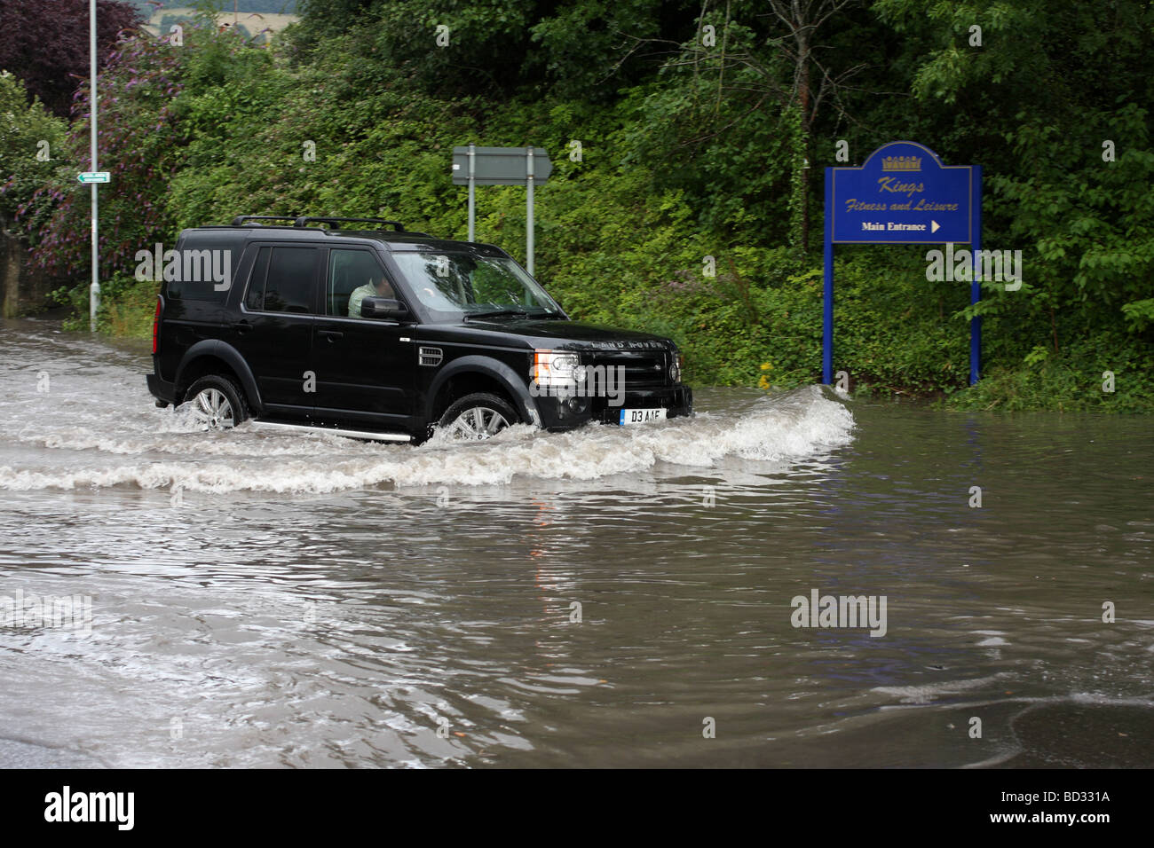 Driving in flood waters hi-res stock photography and images - Alamy