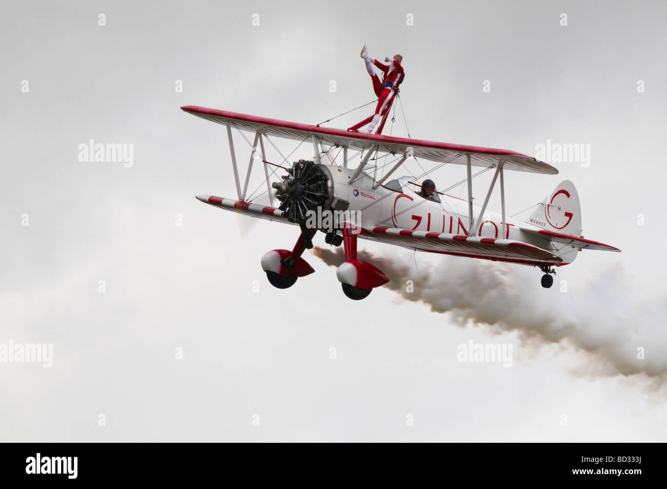 Fairford Airshow Sunday 2009 Team Guinot Boeing Stearman A75N ...