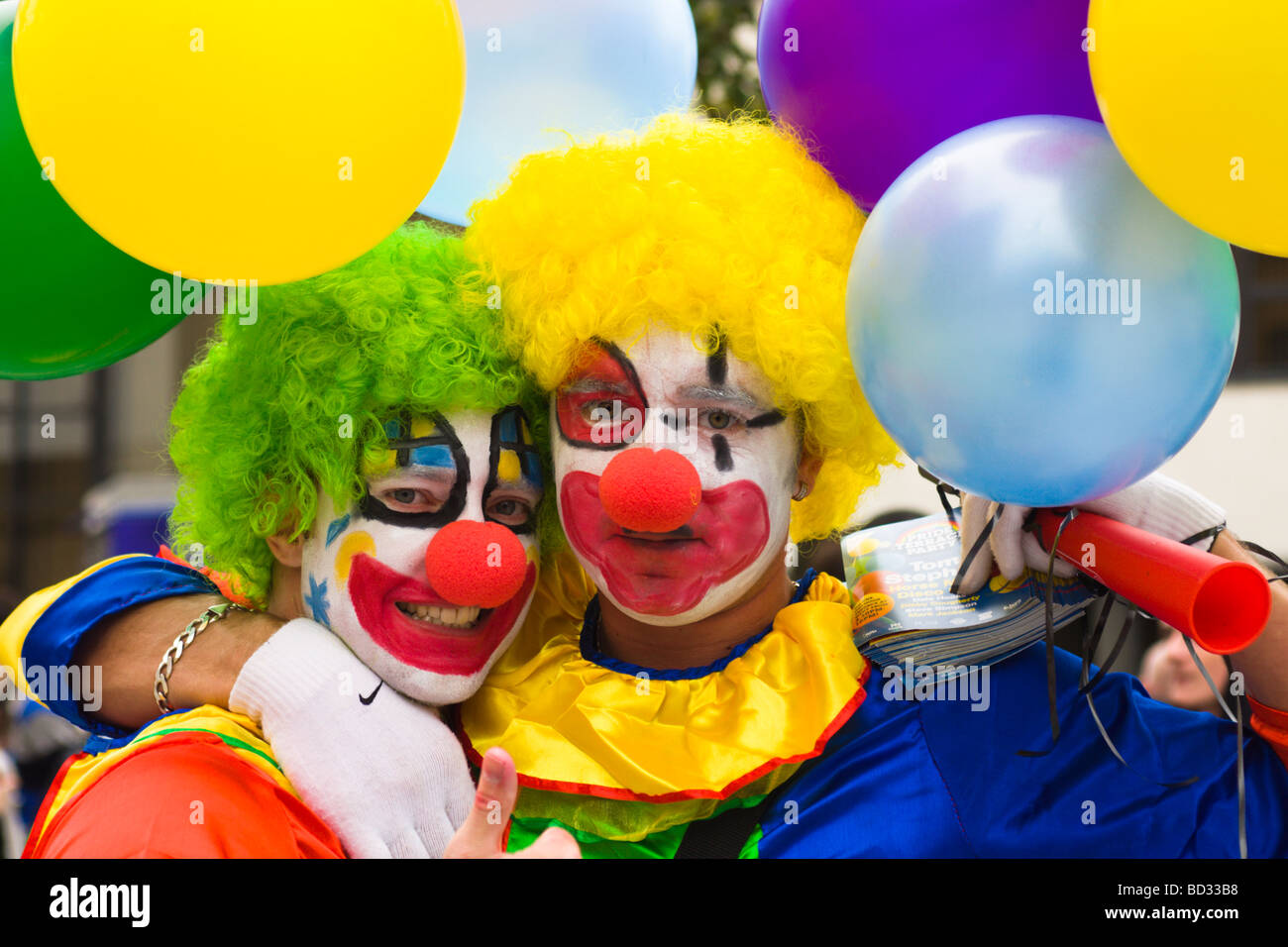 Two funny clowns hi-res stock photography and images - Alamy