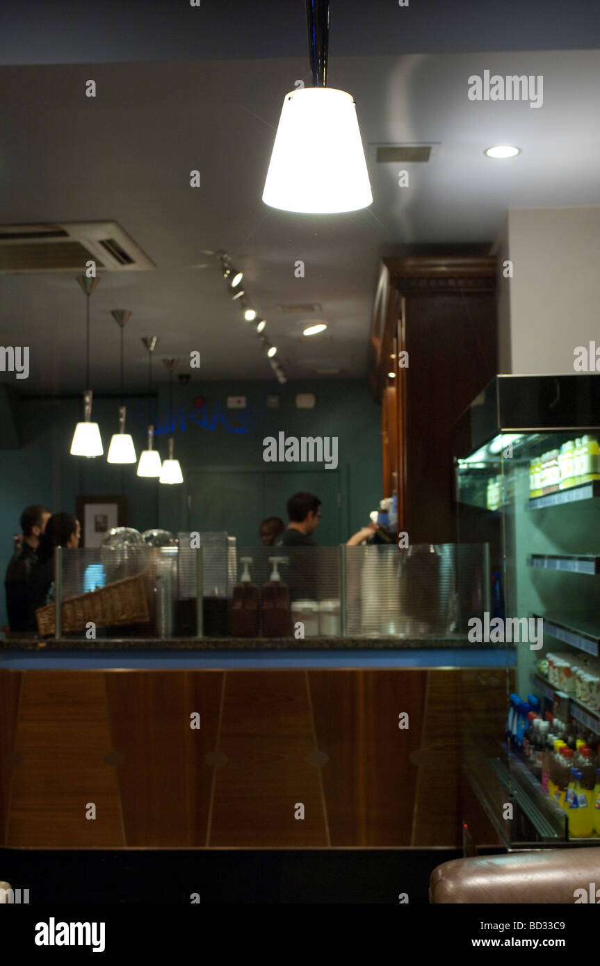 Modern coffee bar london Stock Photo - Alamy