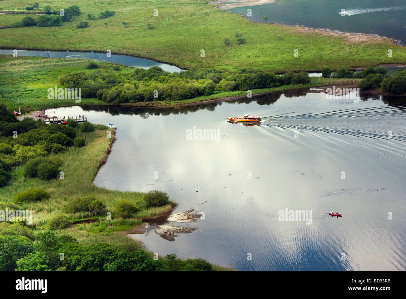 'Derwent Water' 'Great Bay' Ferry Approaching The Ladore Landing Stages ...