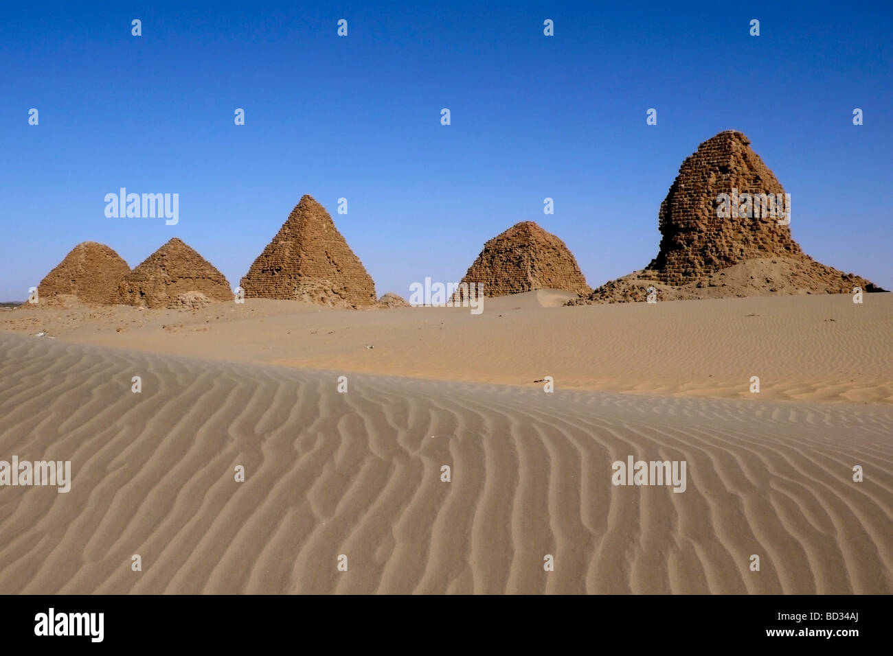 nubia sudan necropolis of Nuri Stock Photo - Alamy