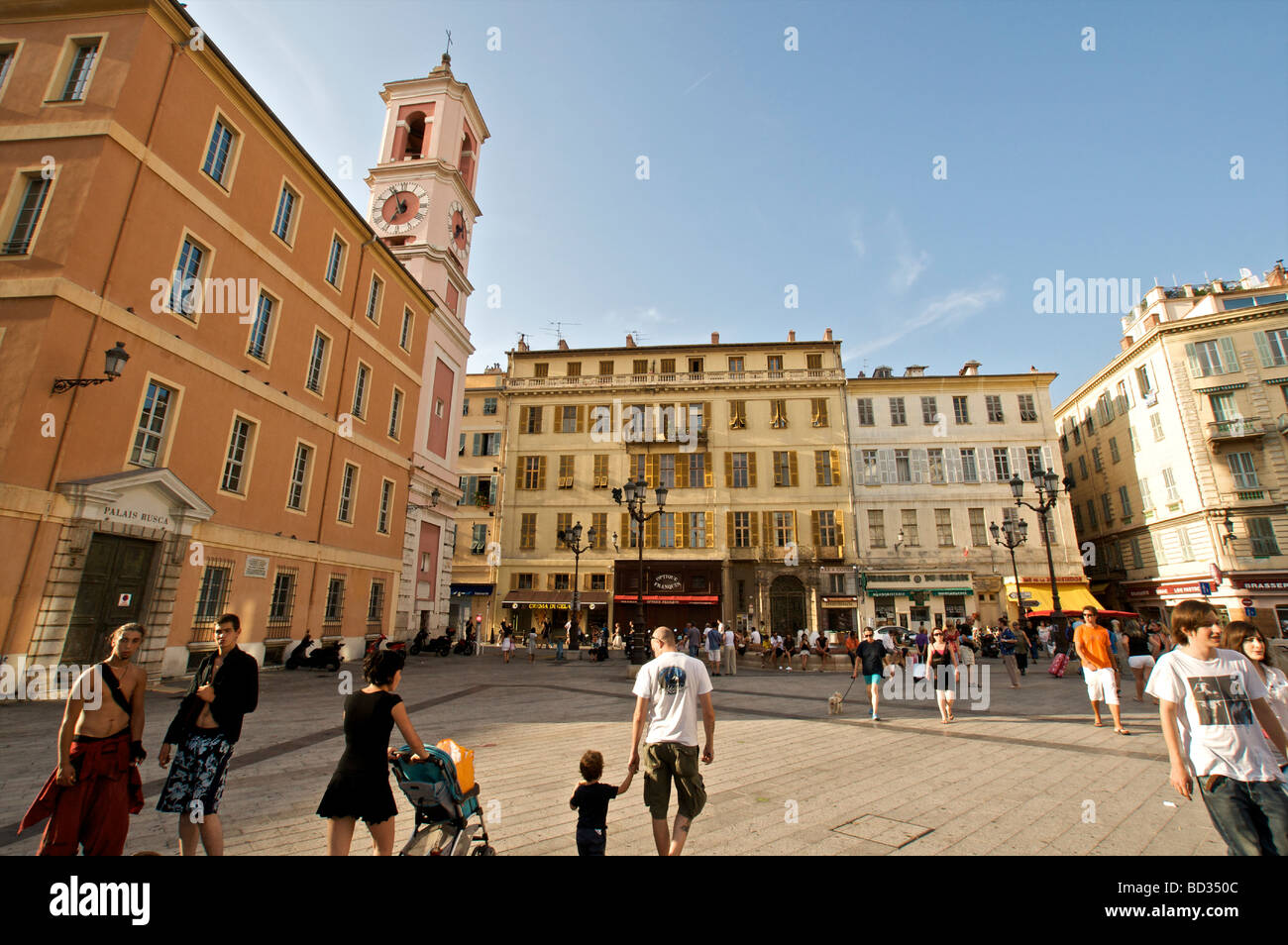 Nice historical center Stock Photo - Alamy
