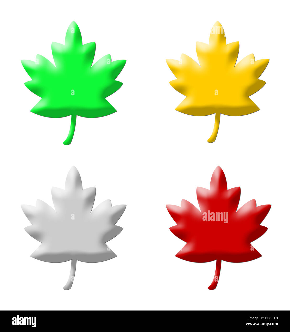 Leafy colours Cut Out Stock Images & Pictures - Alamy