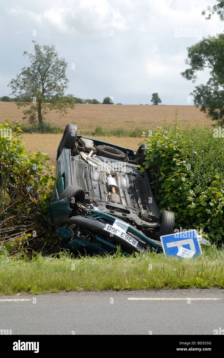 Car crash accident collision rtc rta car hi-res stock photography and ...