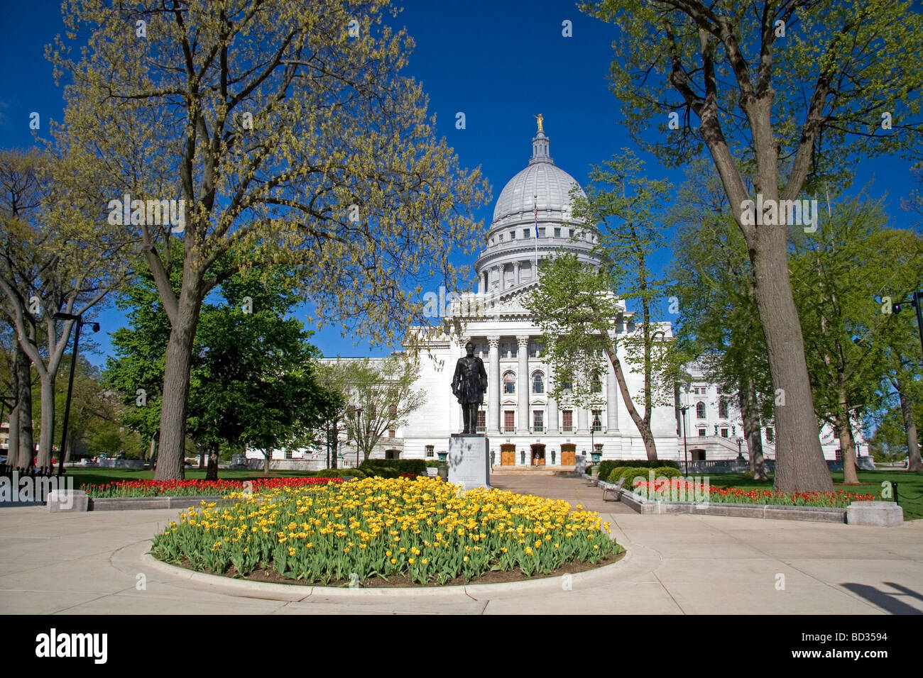 Wisconsin State Capitol building in Madison Wisconsin USA Stock Photo ...