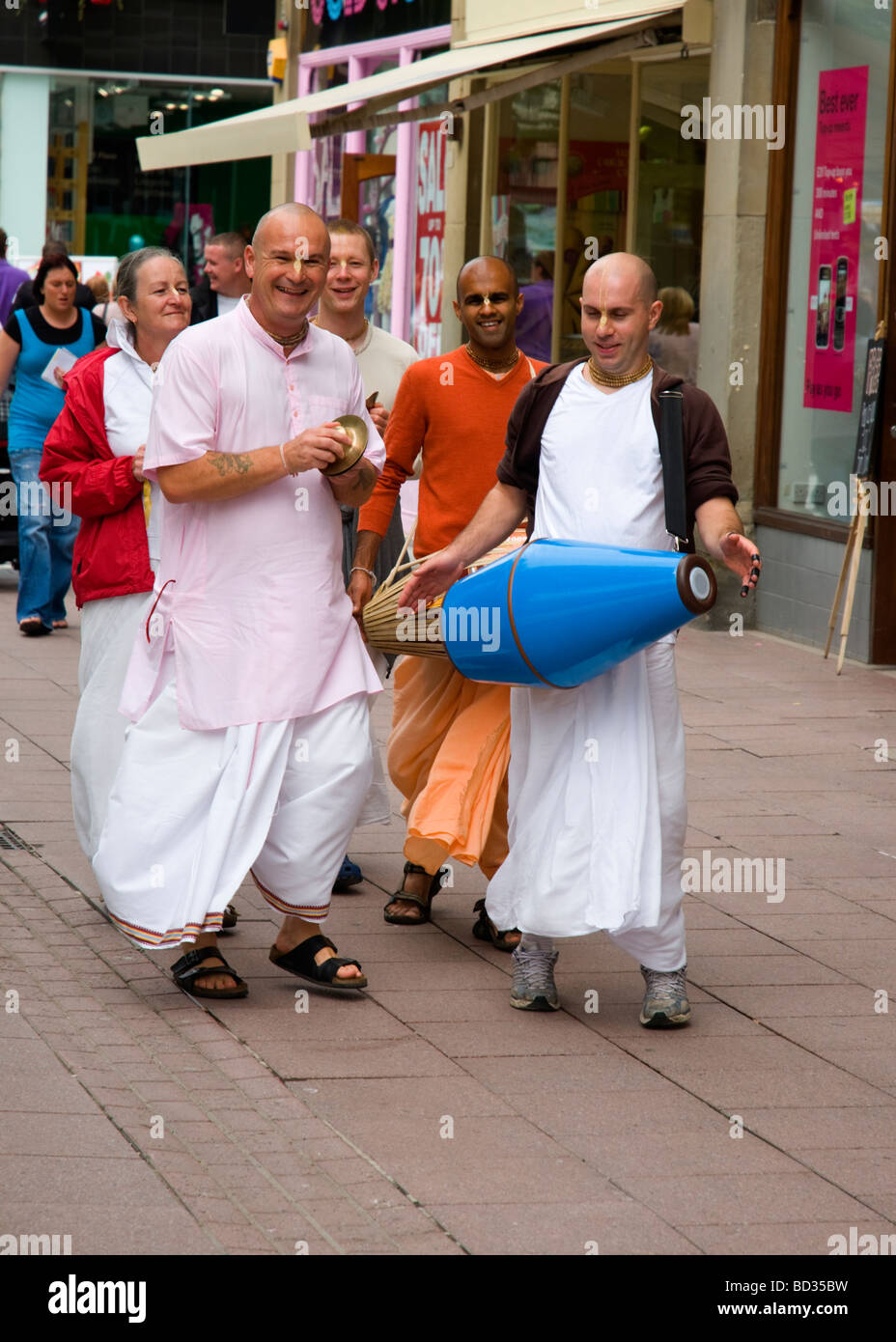 Hare Krishna followers Stock Photo - Alamy
