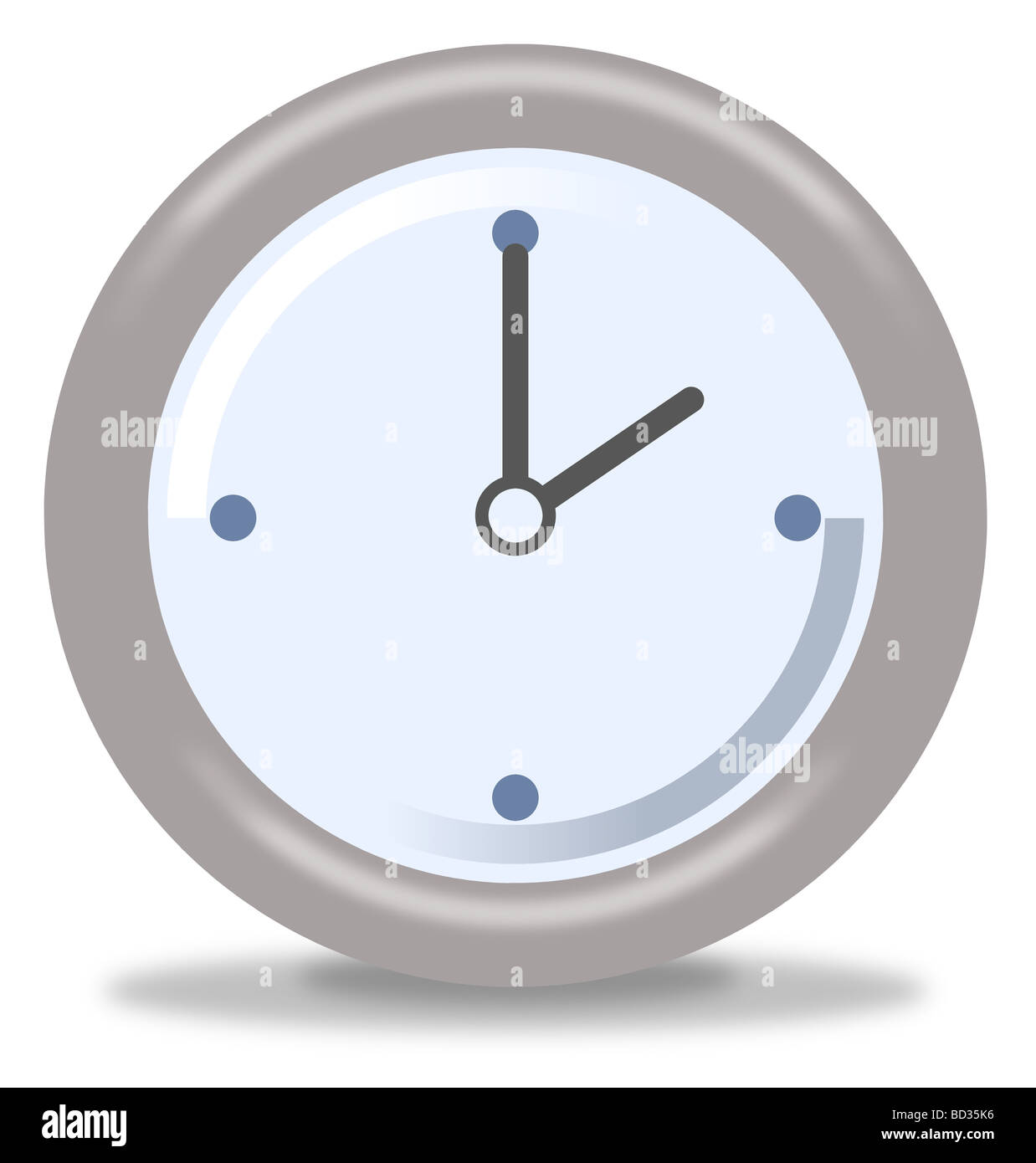 Two clock Cut Out Stock Images & Pictures - Alamy