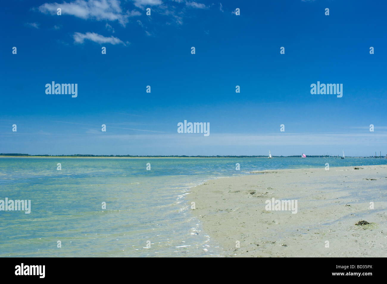 Langstone Harbour Sea Views Stock Photo - Alamy