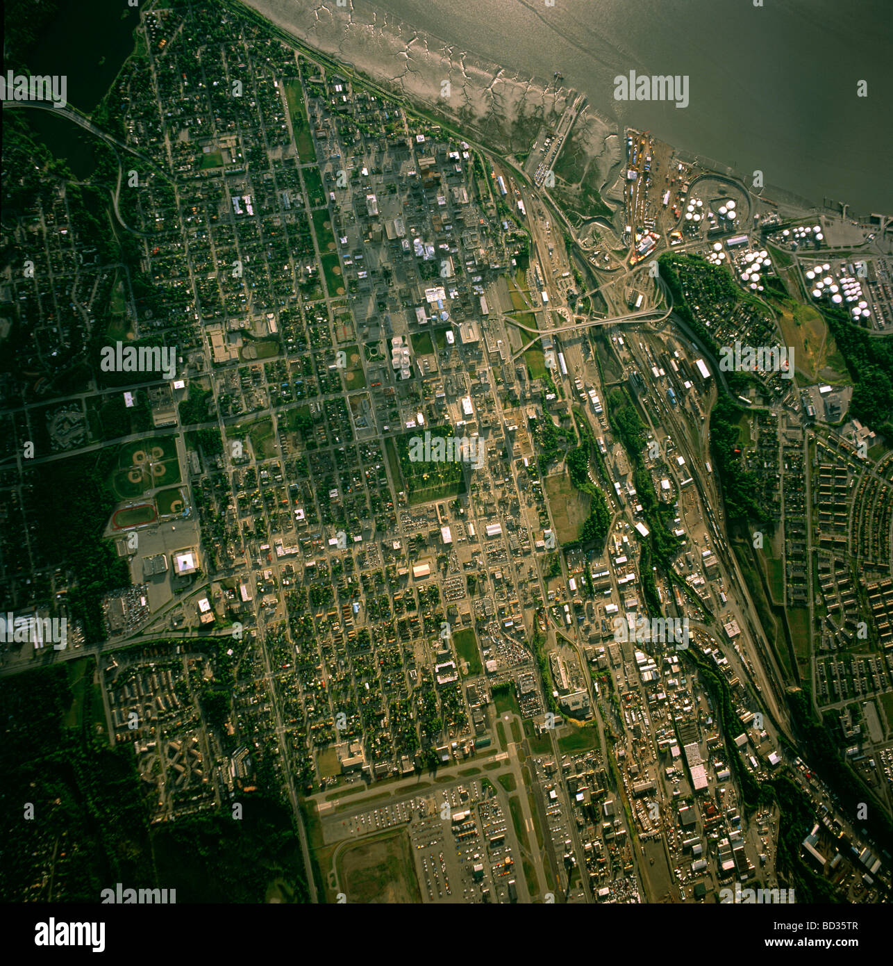 Overhead park avenue aerial hi-res stock photography and images - Alamy