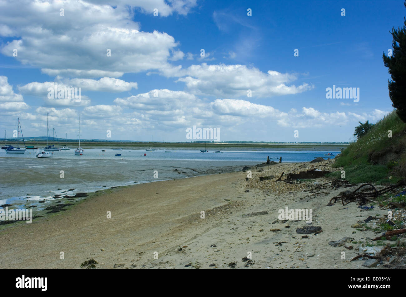Langstone Harbour Sea Views Stock Photo - Alamy