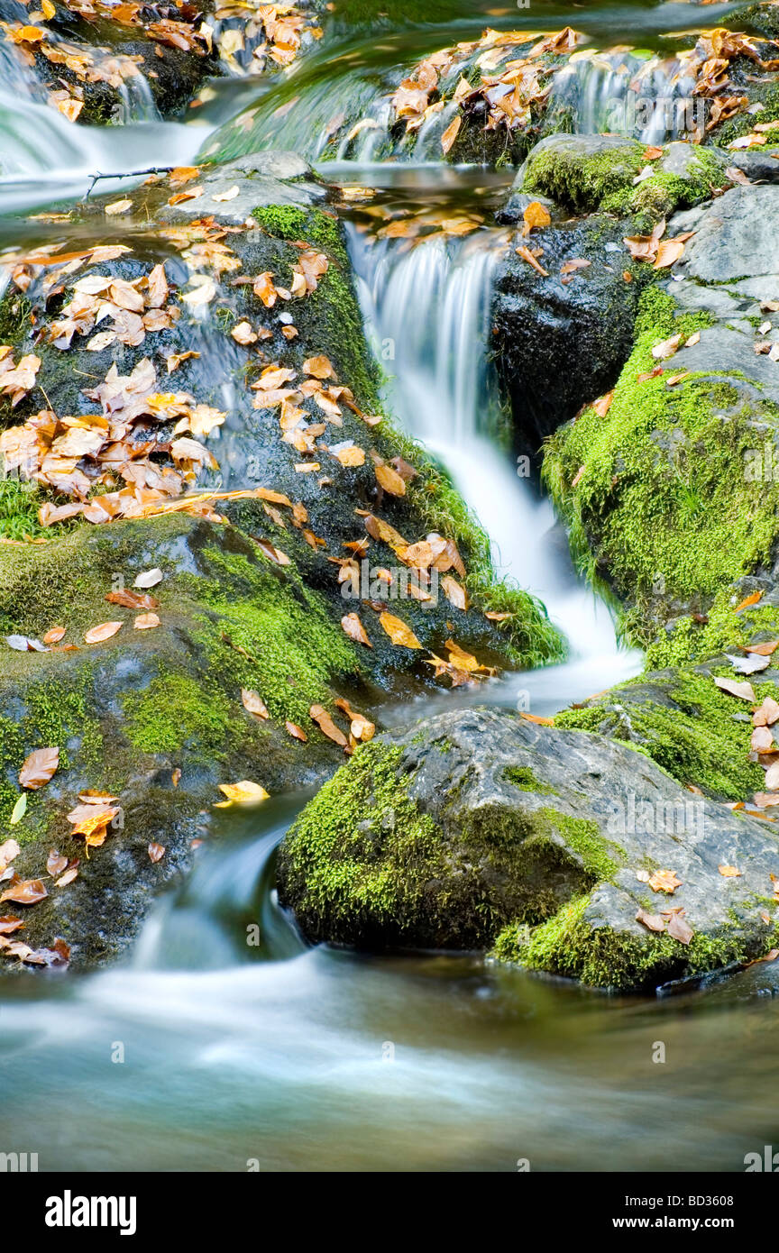 Beautiful Mountain Waterfall Stock Photo - Alamy