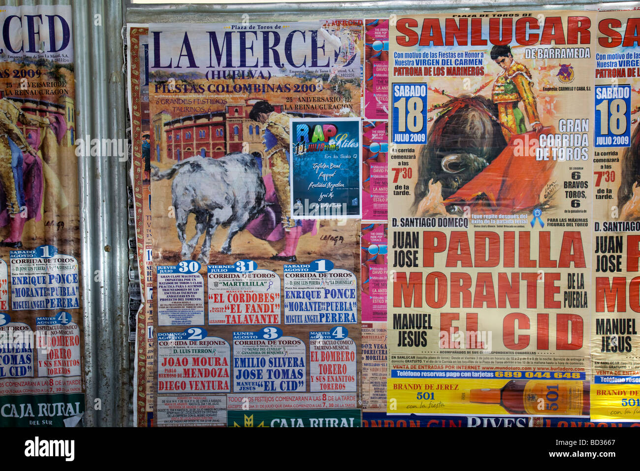 Bull fight poster hi-res stock photography and images - Alamy