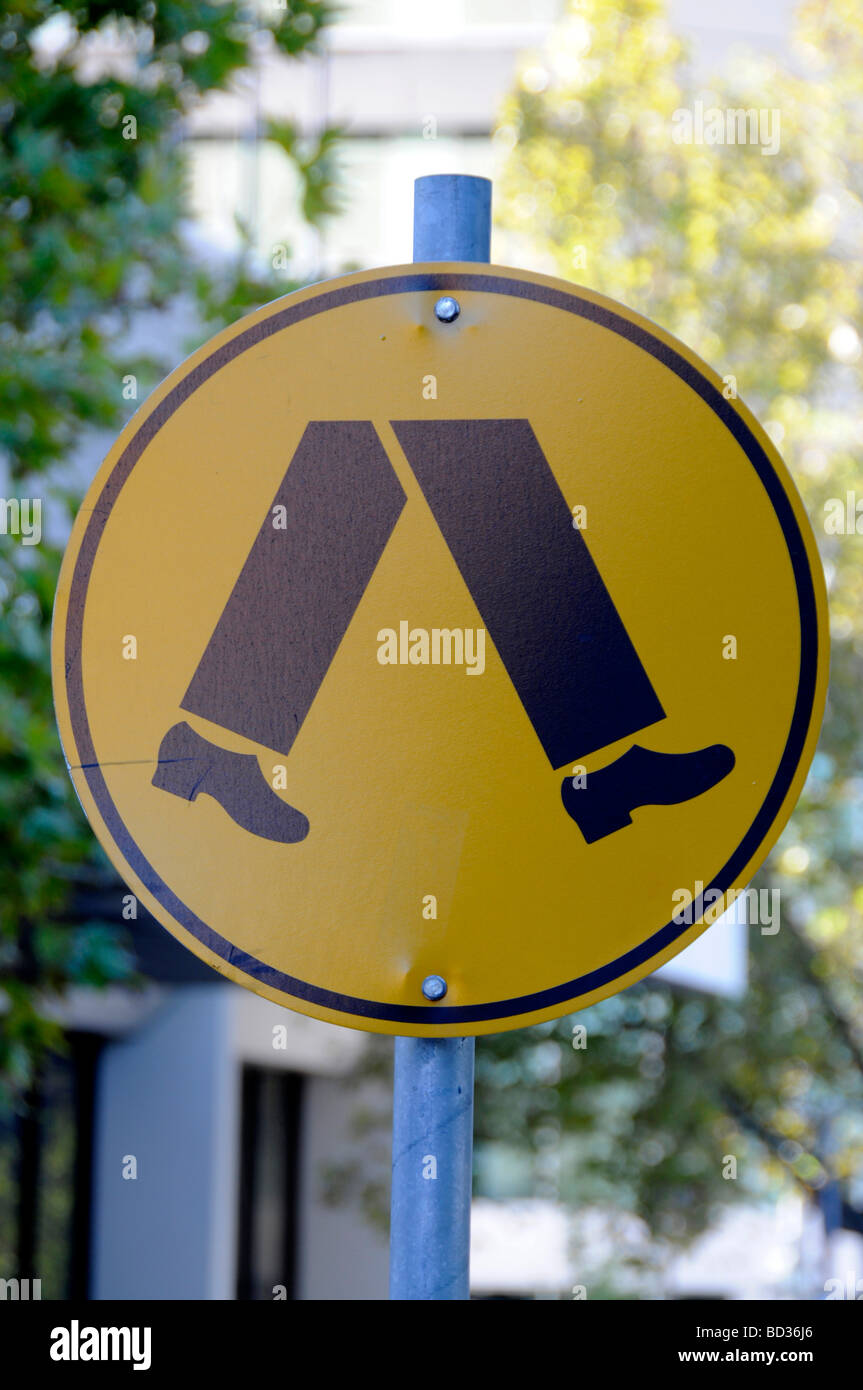 Australian pedestrian crossing sign hi-res stock photography and images ...