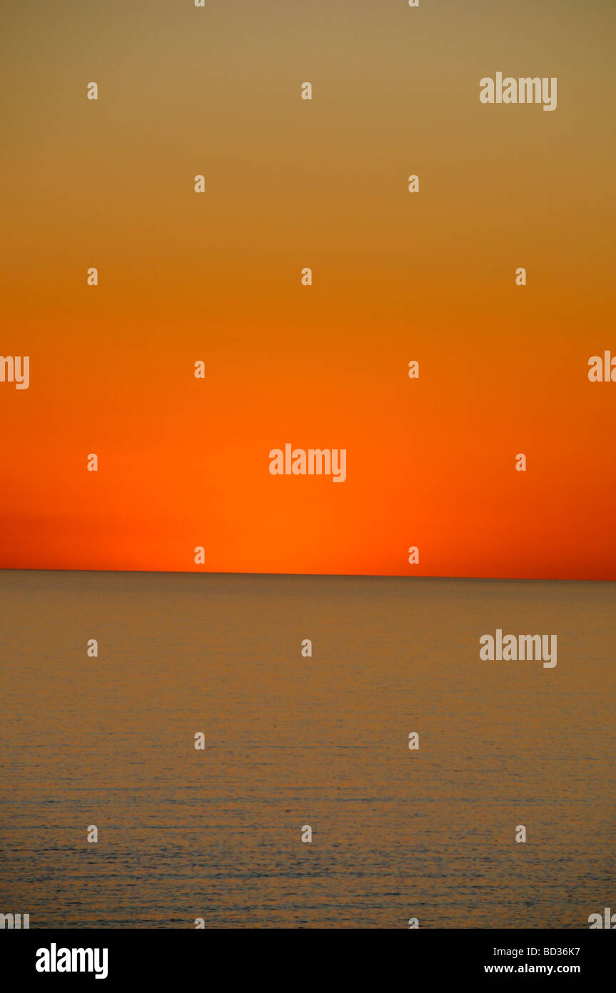 Sunset over the Southern Ocean at Adelaide in Australia Stock Photo - Alamy