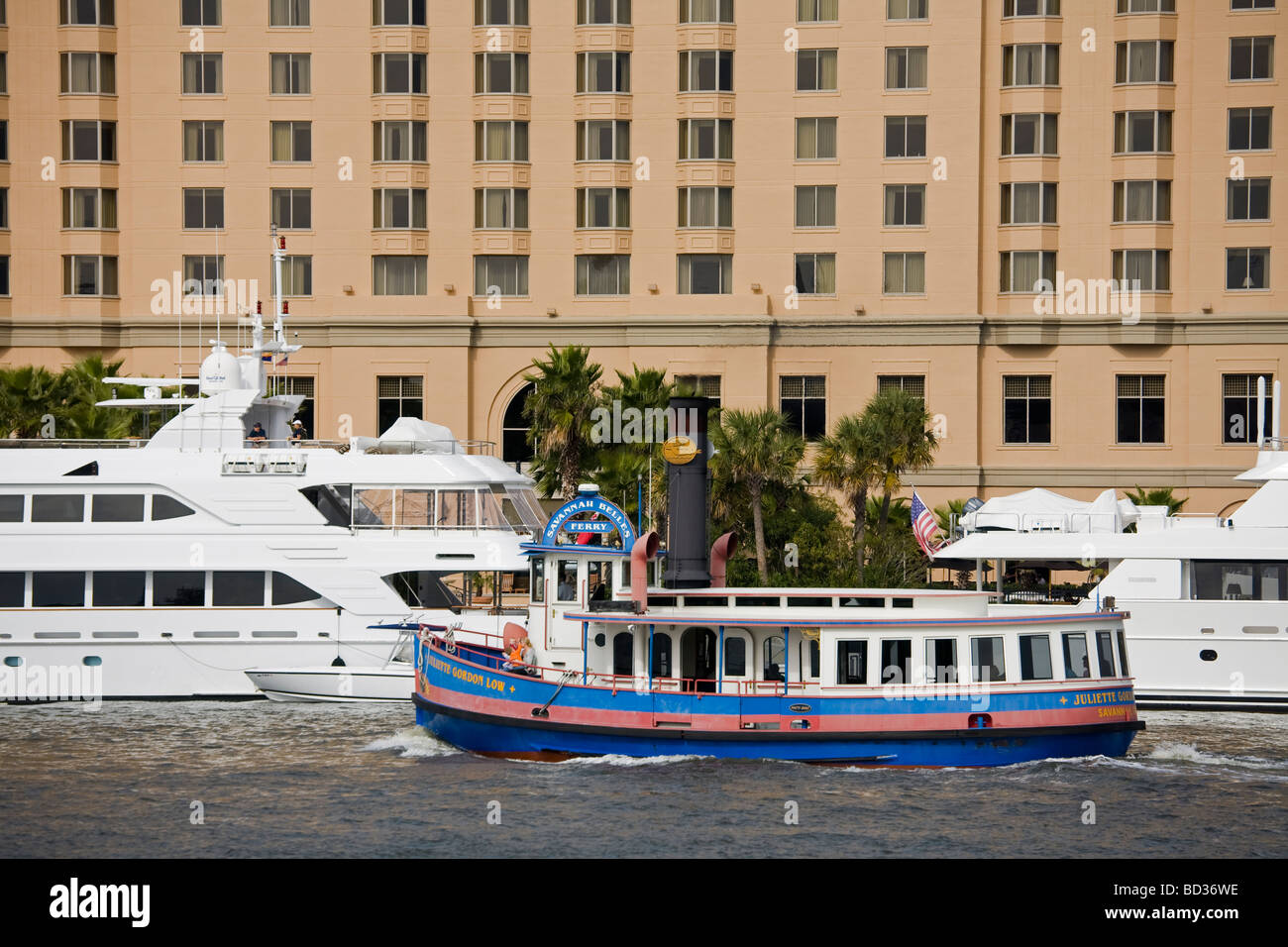 Tour Boat Savannah Georgia USA Stock Photo - Alamy