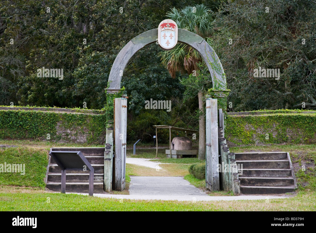 Fort Caroline National Memorial Jacksonville Florida USA Stock Photo ...