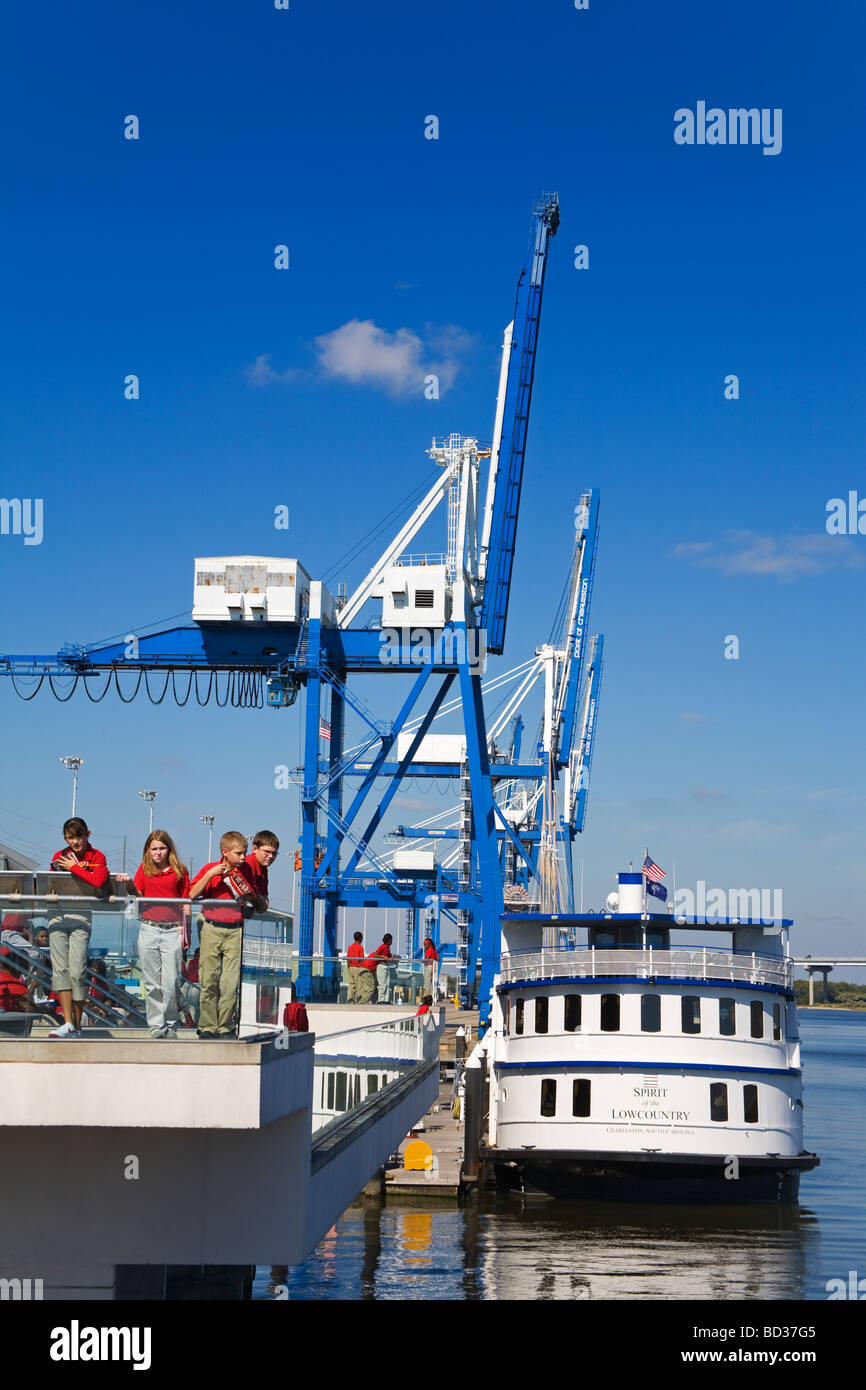 Container Port Charleston South Carolina USA Stock Photo - Alamy