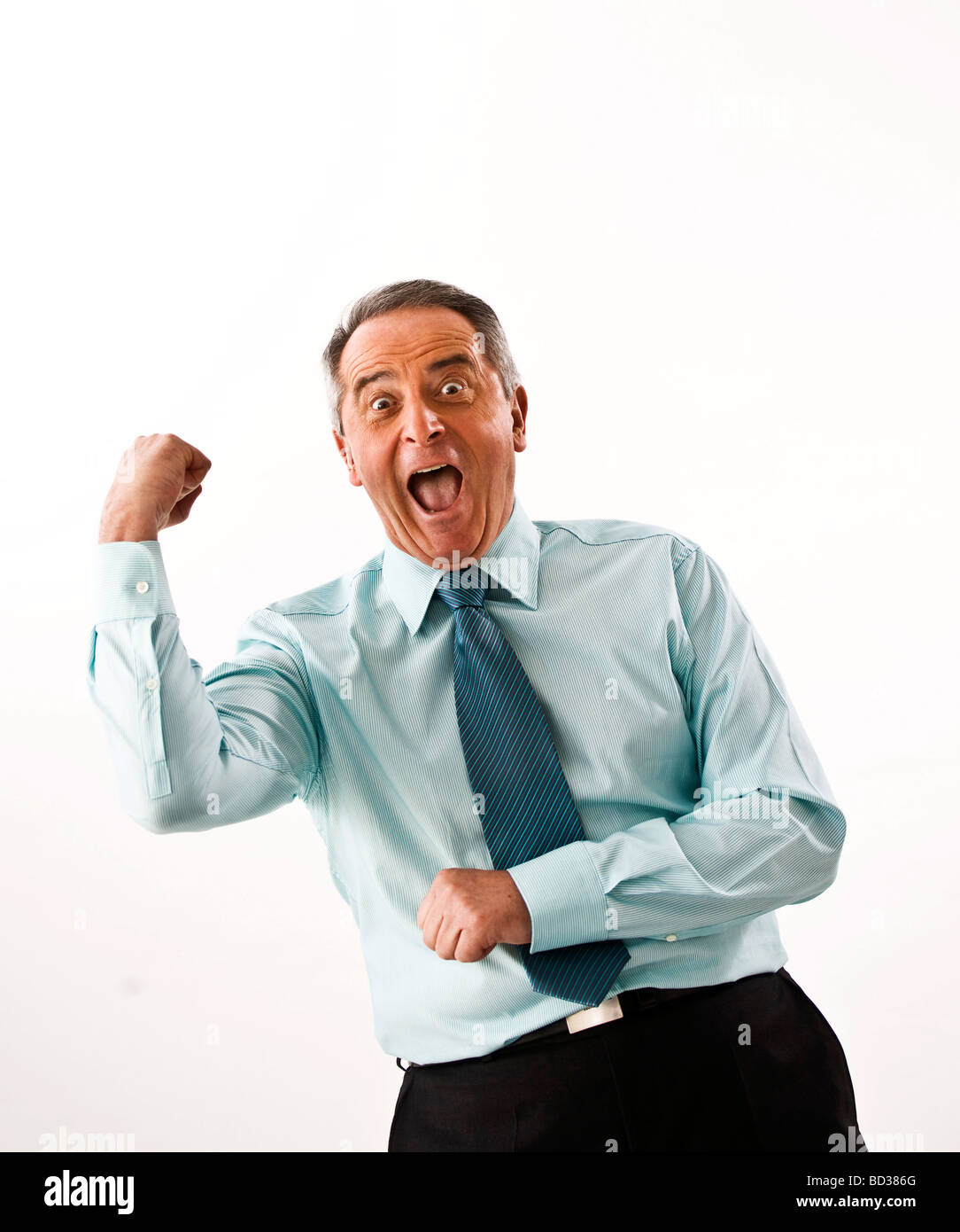Businessmann cheering hi-res stock photography and images - Alamy