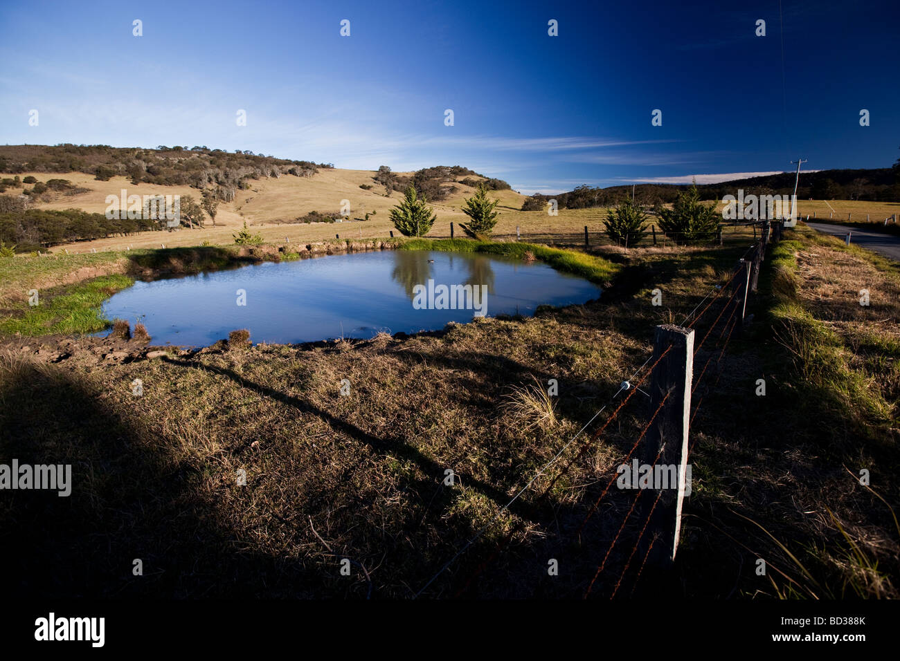 dam in afternoon sun Stock Photo - Alamy