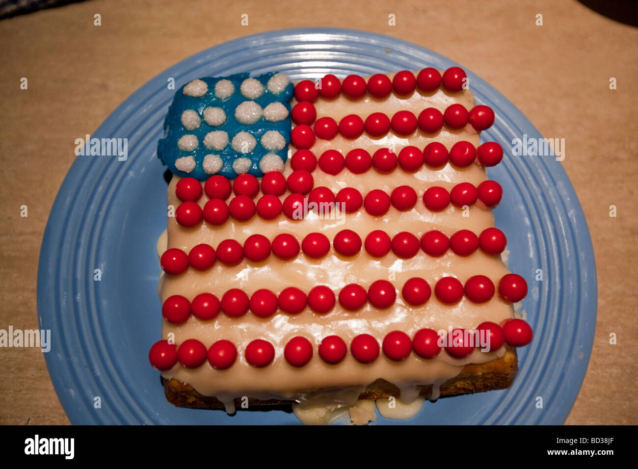 American flag cake Stock Photo - Alamy