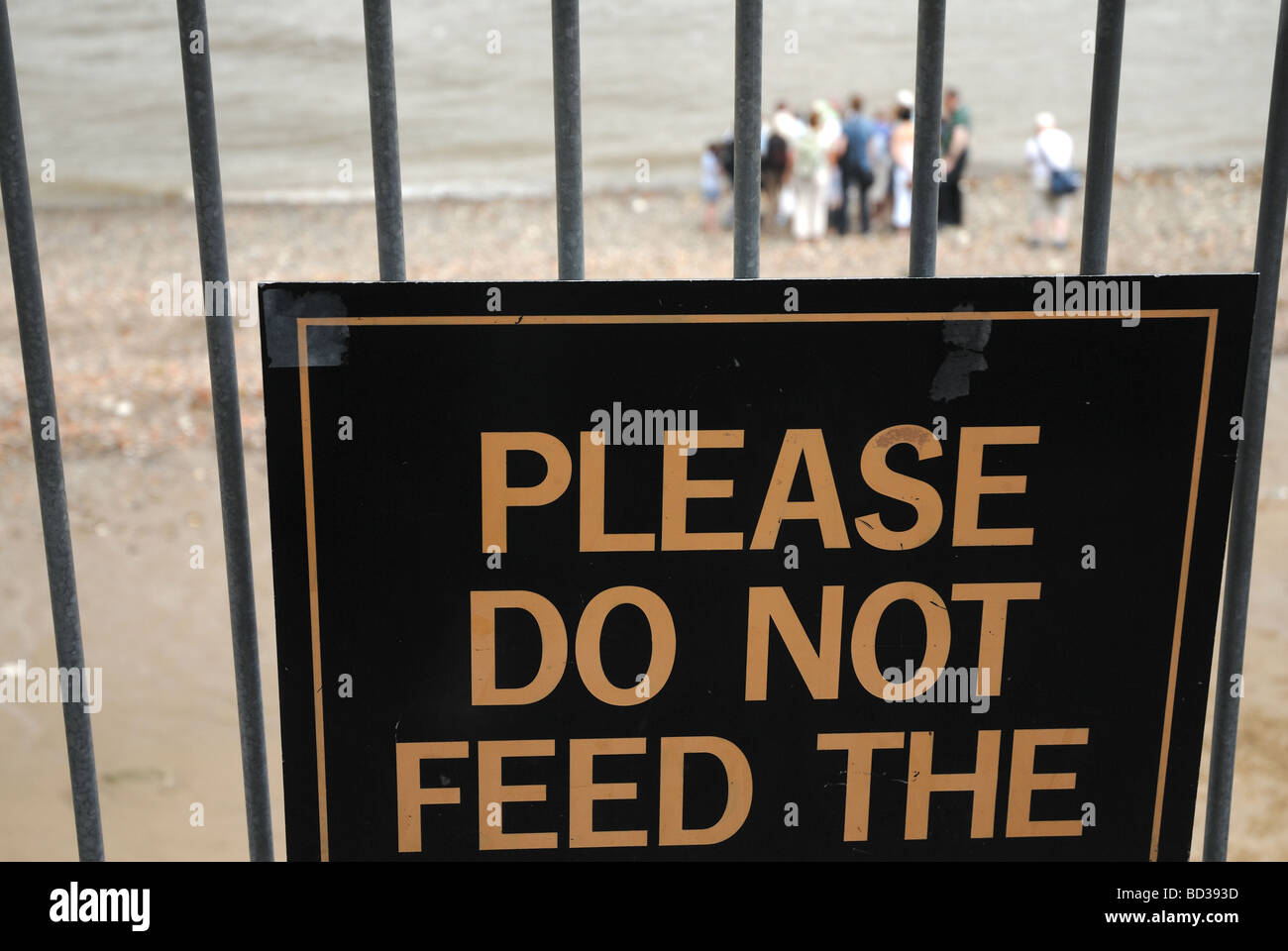 Please Do Not Feed The Stock Photo - Alamy