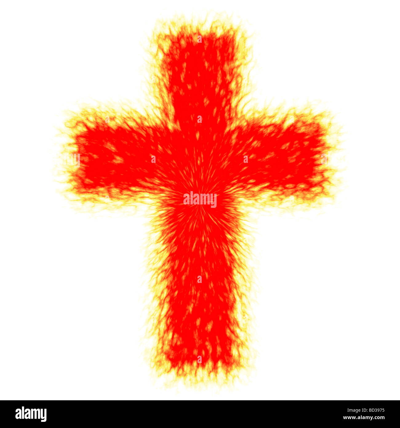 Illustration Fire Cross High Resolution Stock Photography and Images ...