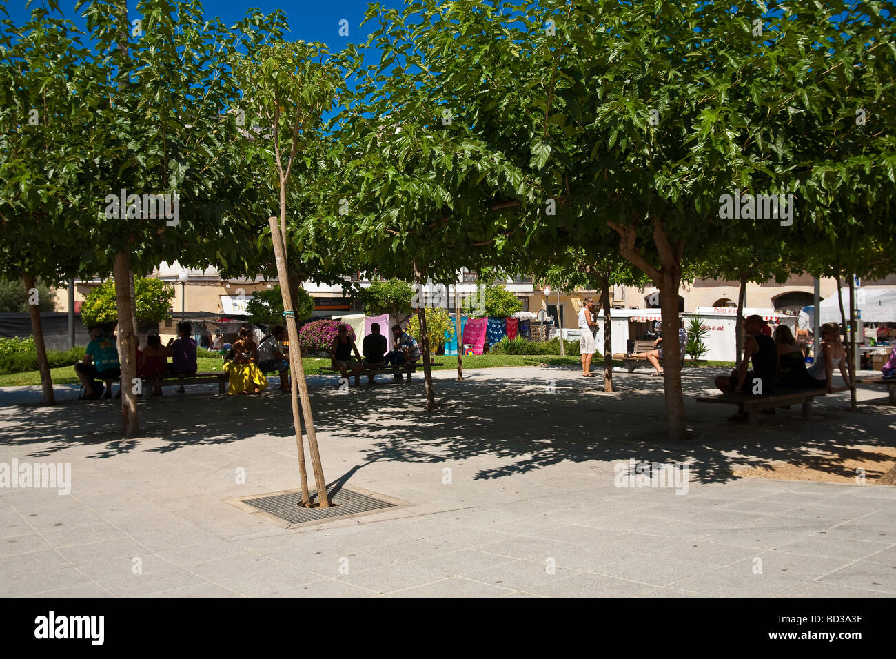 Felanitx Majorca Balearic Islands market day mercart sunday Stock Photo ...