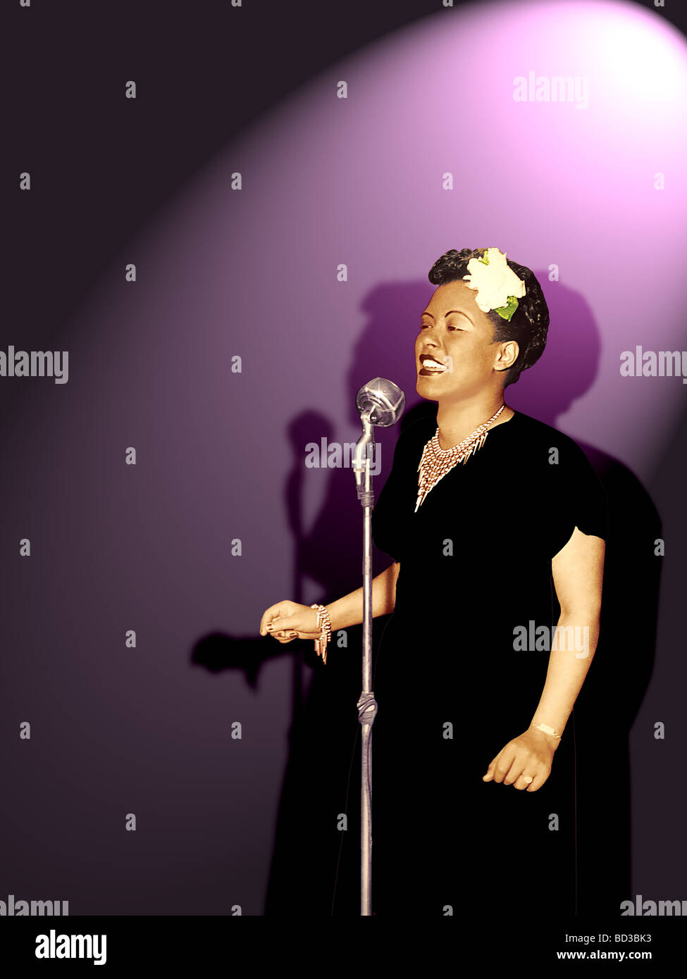 BILLIE HOLIDAY - US jazz singer Stock Photo - Alamy
