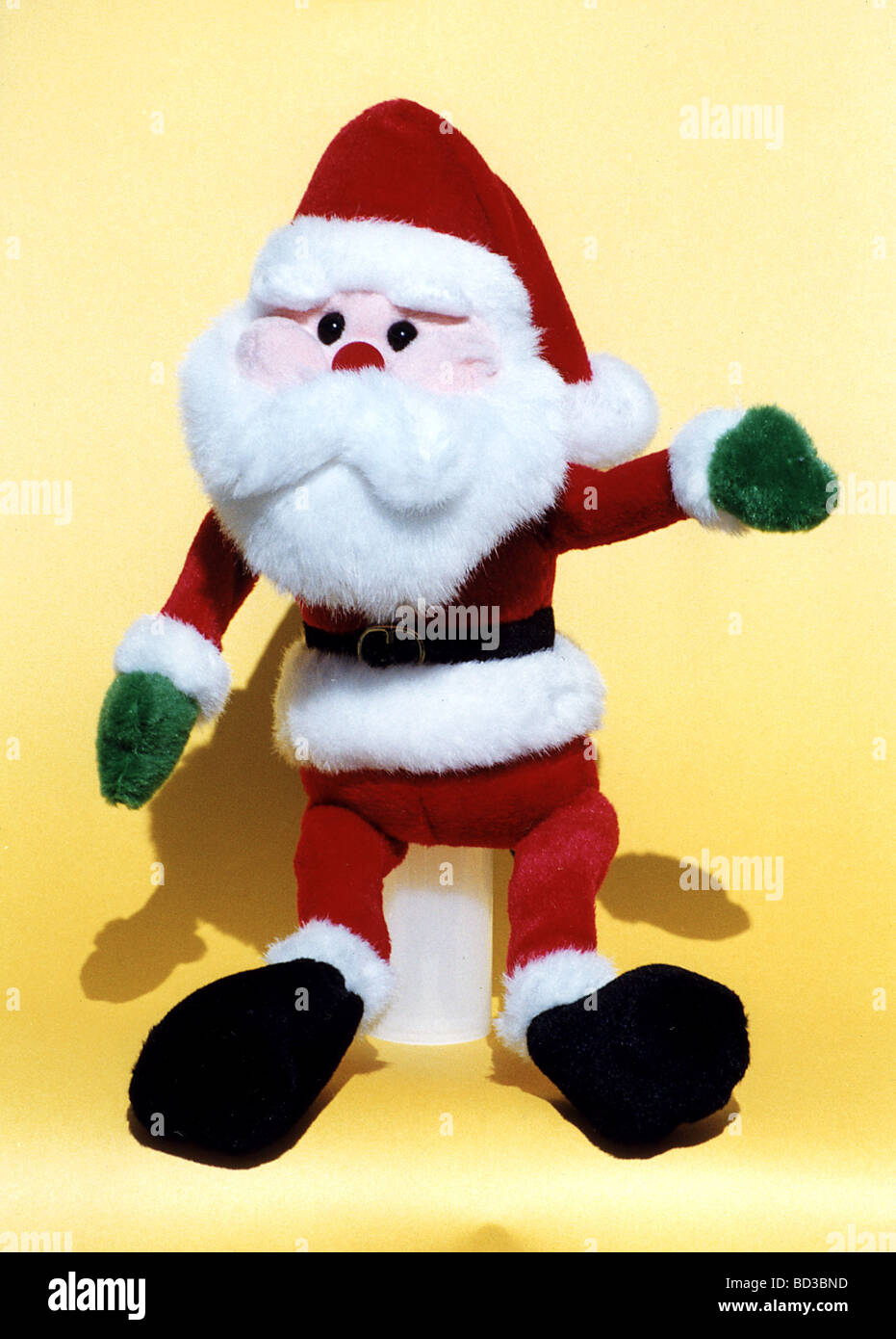 FATHER CHRISTMAS toy Stock Photo - Alamy