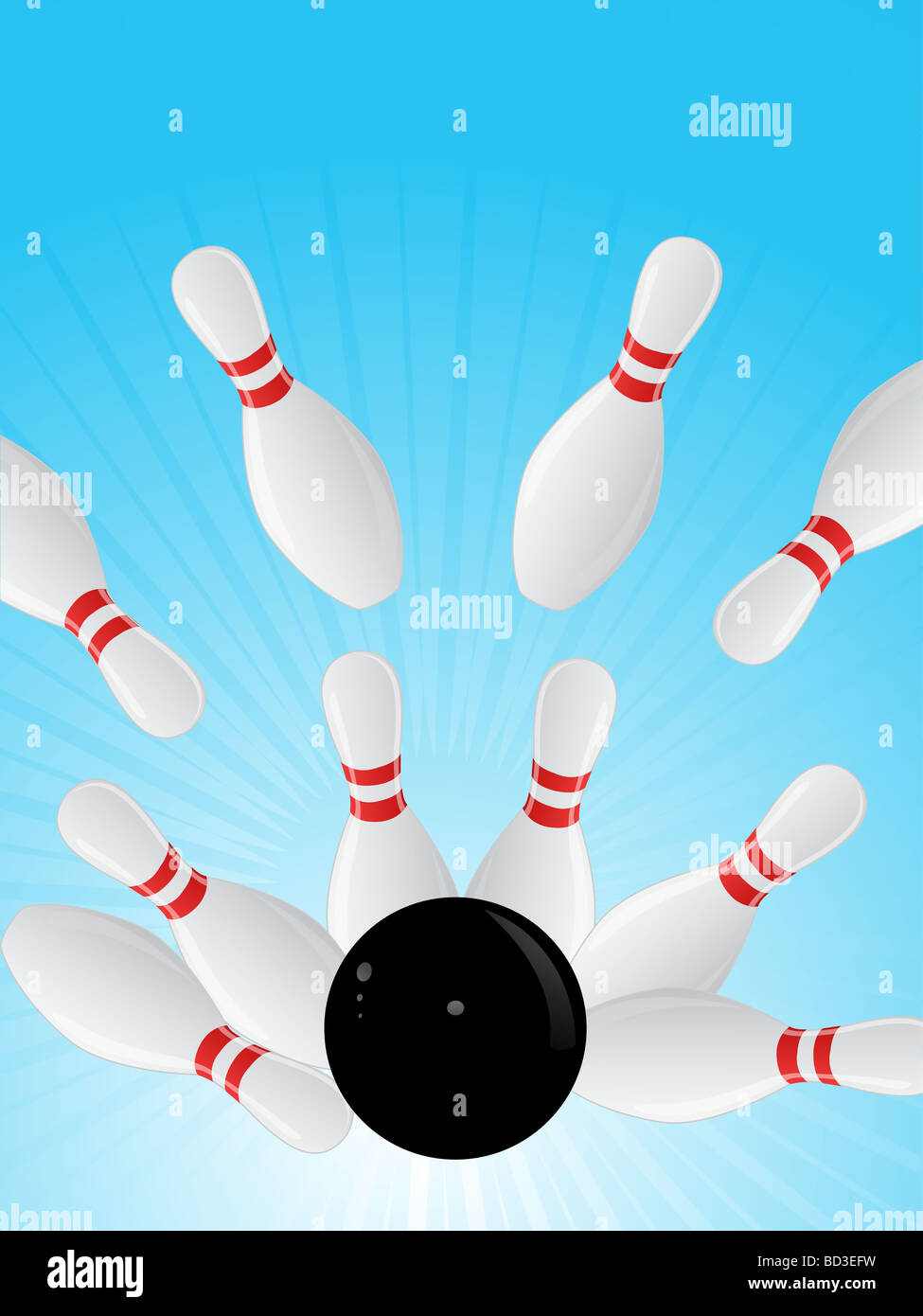 Ten pin bowling ball hi-res stock photography and images - Alamy