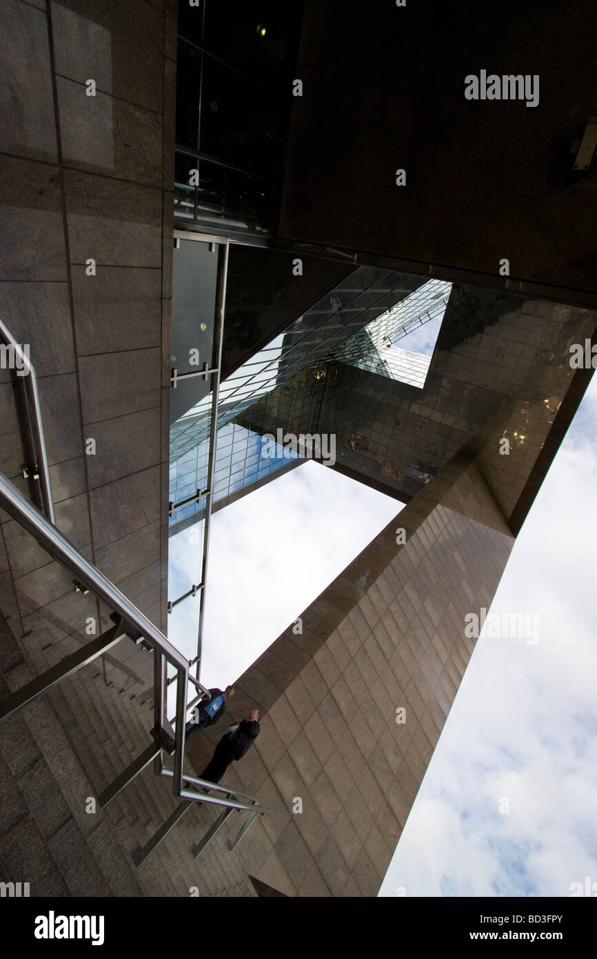Staircase next to Number One London Bridge, No 1 London Bridge, high ...