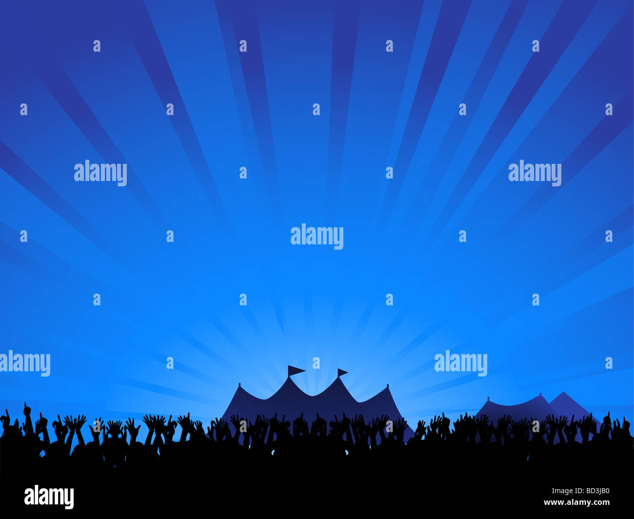 Waving and cheering and clapping hi-res stock photography and images ...