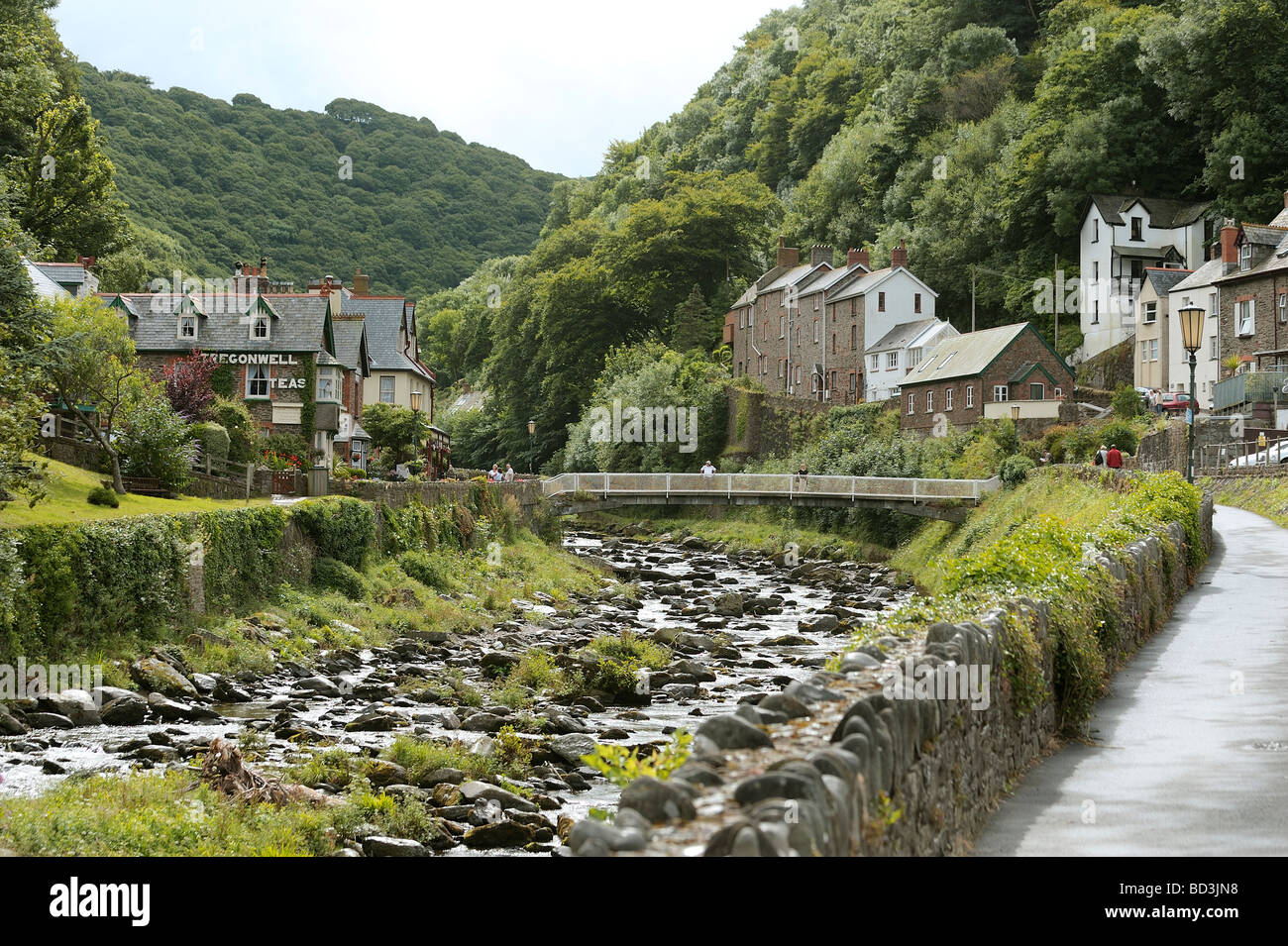 Lynmouth gorge hi-res stock photography and images - Alamy