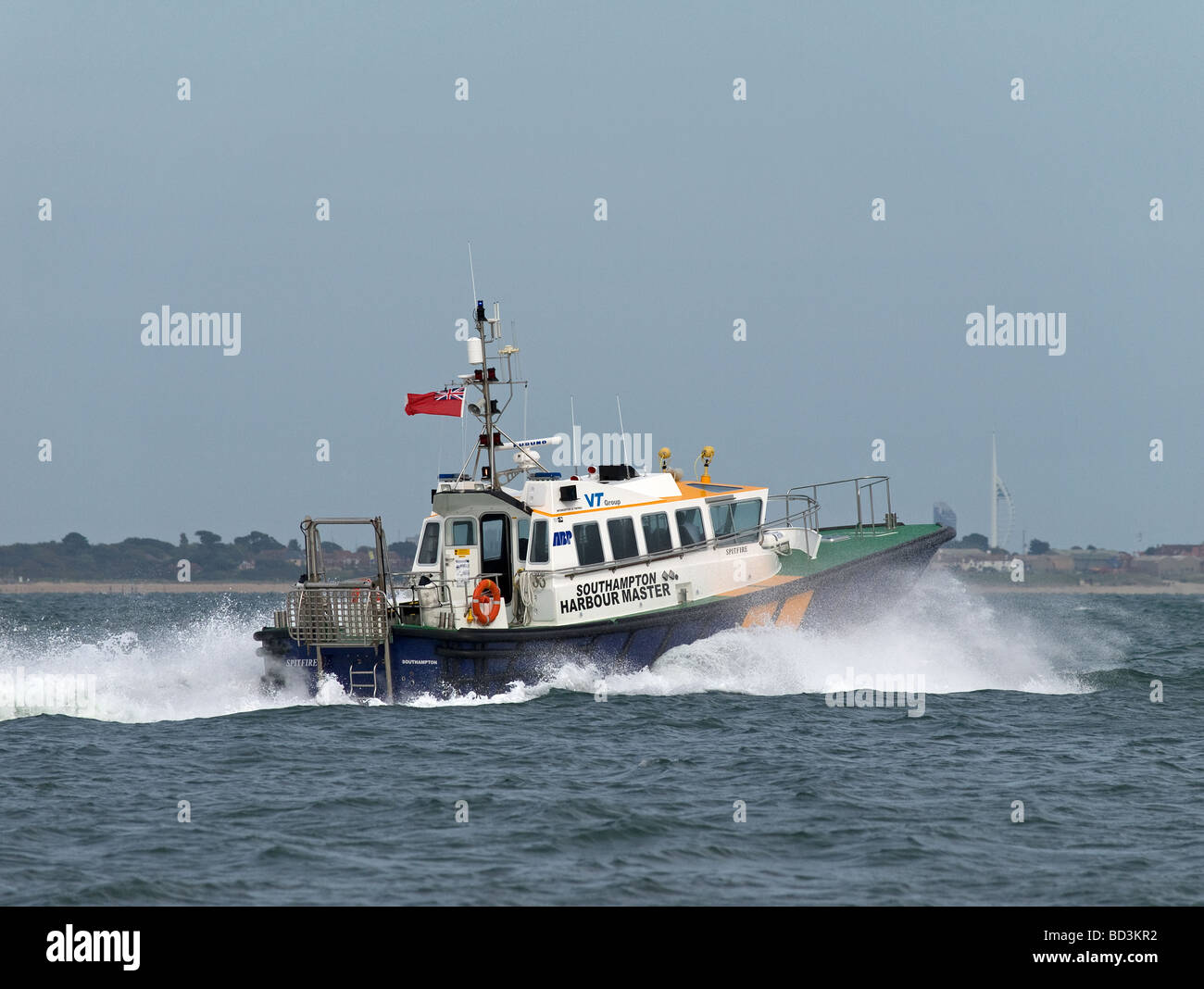 Southampton UK Harbour Master Boat Stock Photo - Alamy
