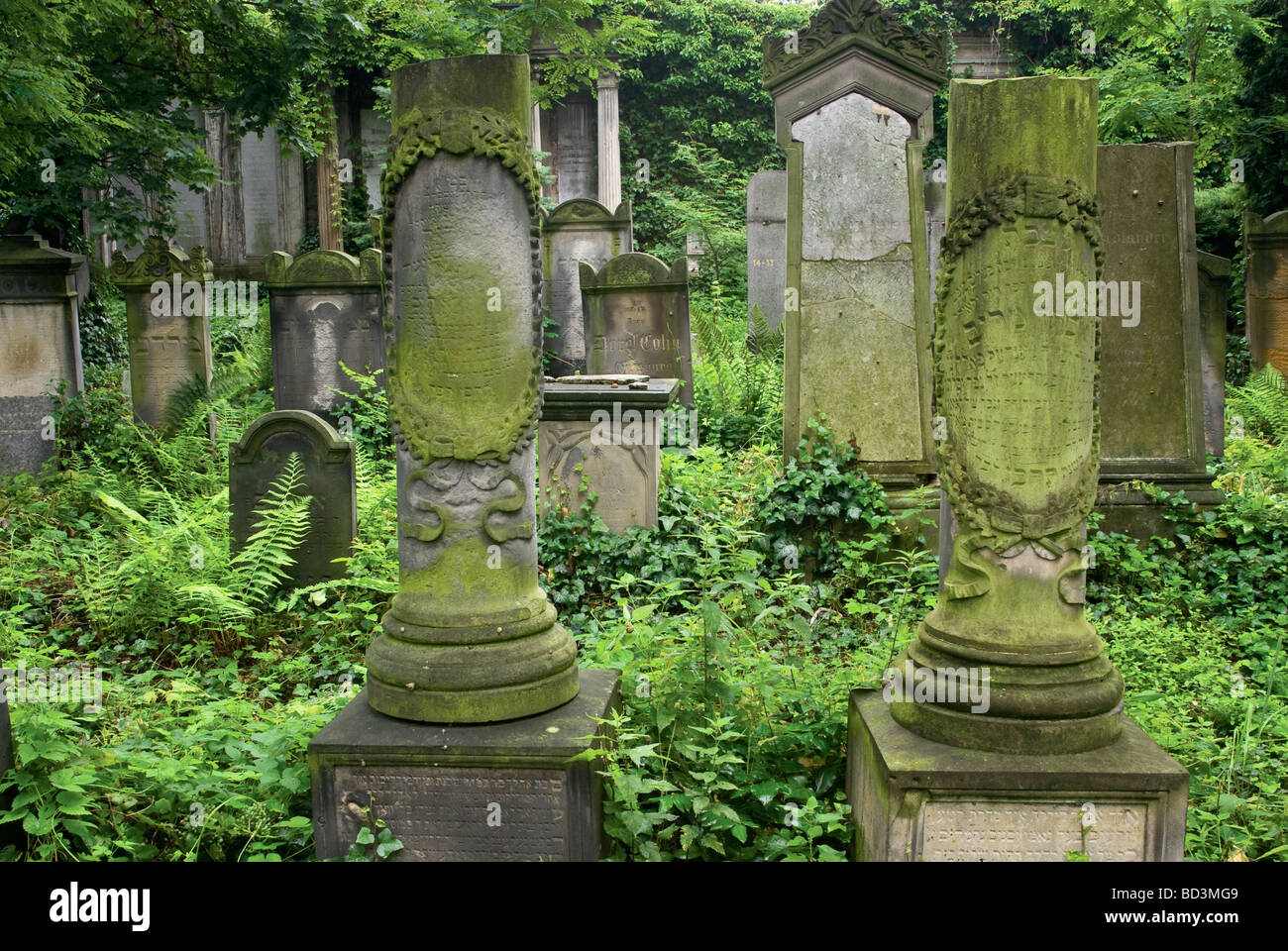 A broken columns symbolizing a metaphor for existence at tombs at ...