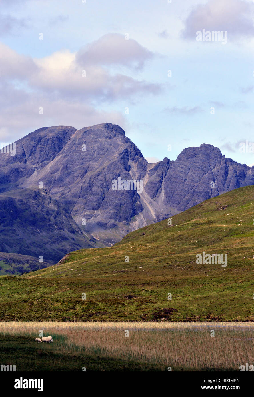 Blaven and Clach Glas from Strath Suardal. Strathaird, Isle of Skye ...