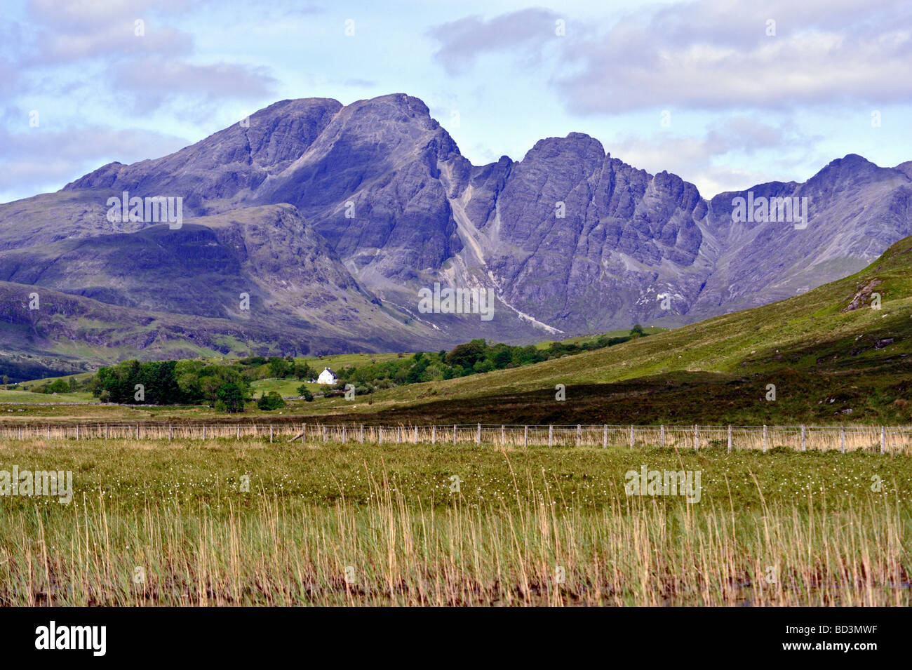 Blaven and Clach Glas from Strath Suardal. Strathaird, Isle of Skye ...