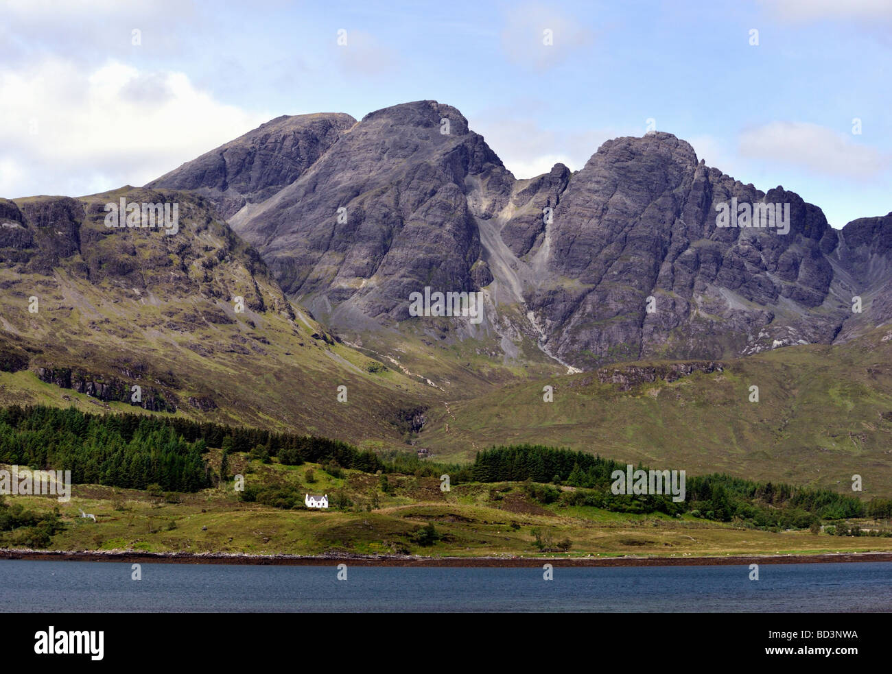 Blaven and Clach Glas from Torrin. Loch Slapin, Strathaird, Isle of ...