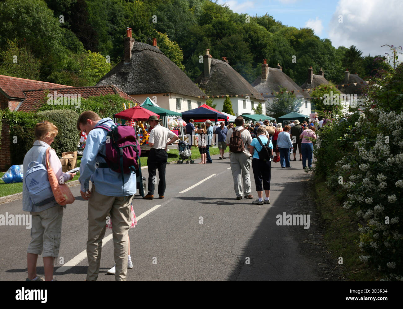 18th Century Street Fair held in Milton Abbas, one of Dorset's most ...