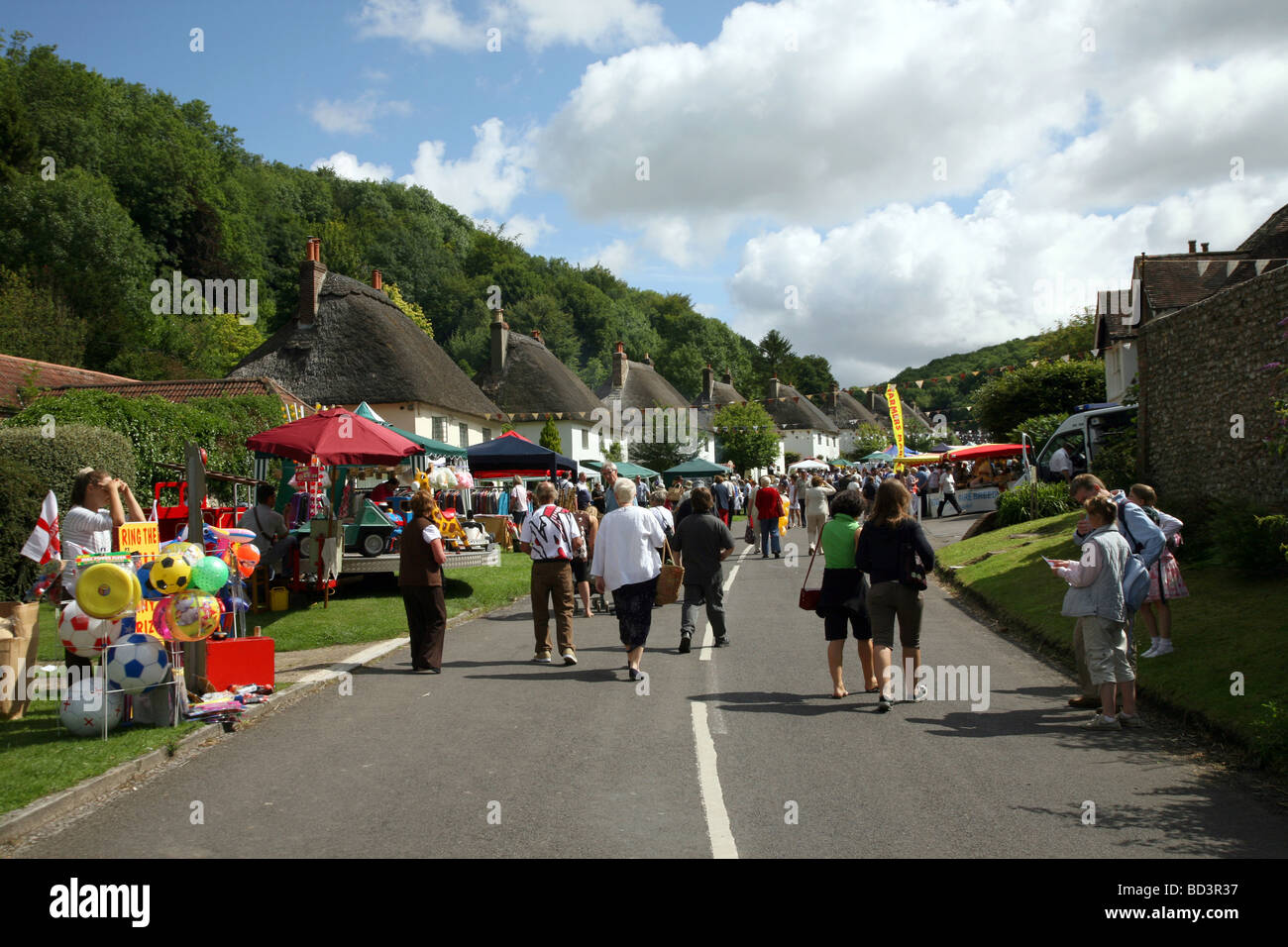 18th Century Street Fair held in Milton Abbas, one of Dorset's most ...
