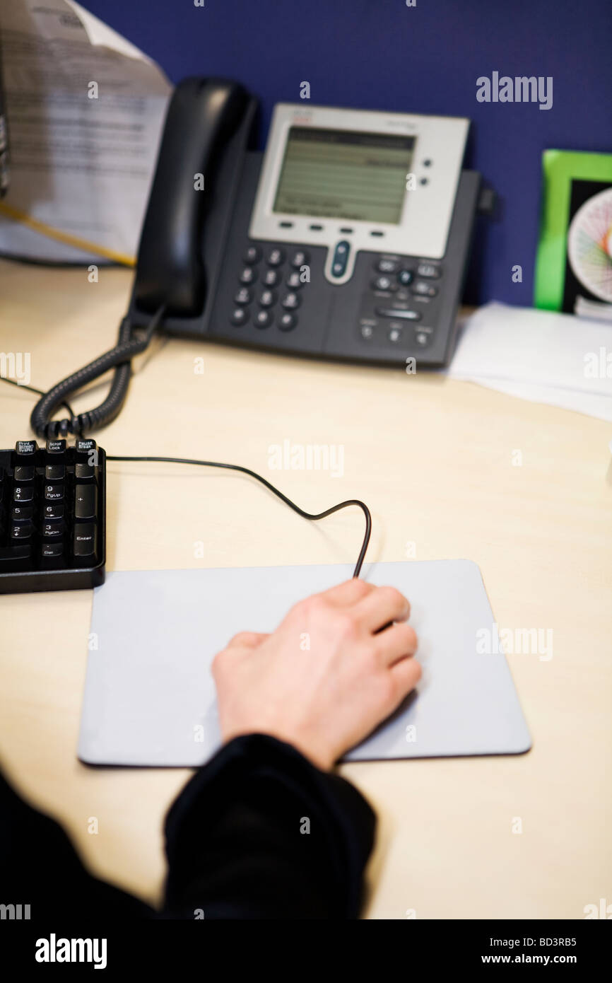 Mouse mat keyboard desk hi-res stock photography and images - Alamy