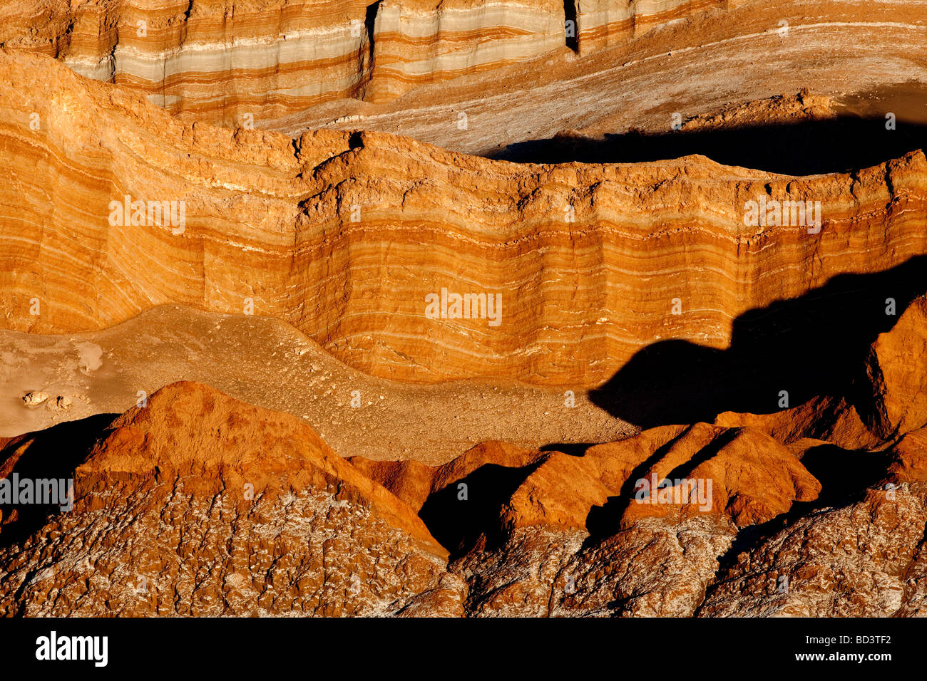 Strata and Formations of Erosion in the Atacama Desert Stock Photo - Alamy
