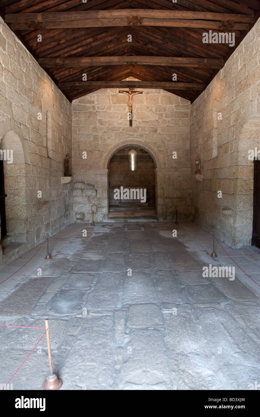 Romanesque Sao Miguel Chapel, near the Guimaraes Castle, where many ...
