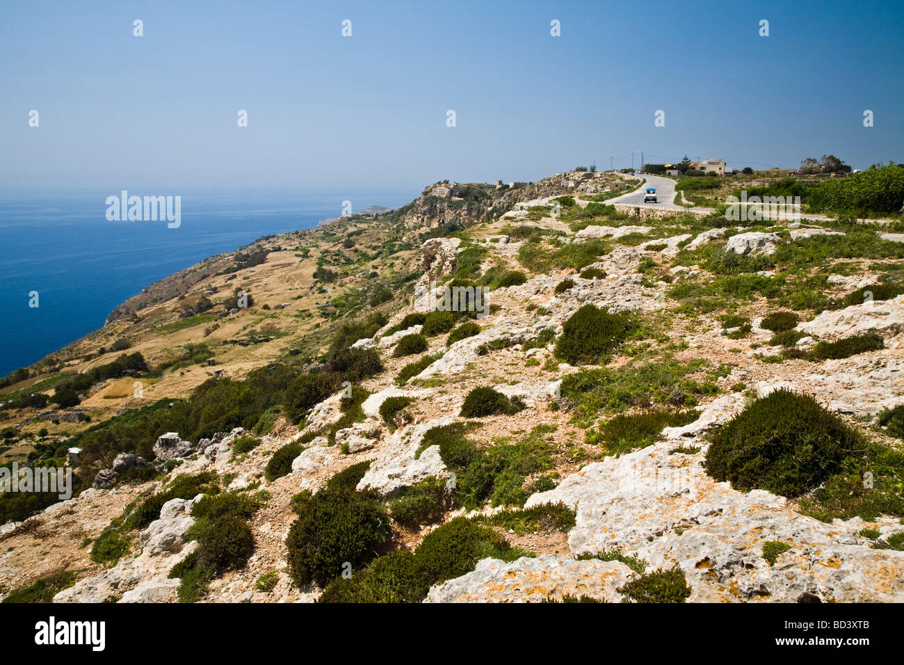 Dingli Cliffs in Malta, EU Stock Photo - Alamy